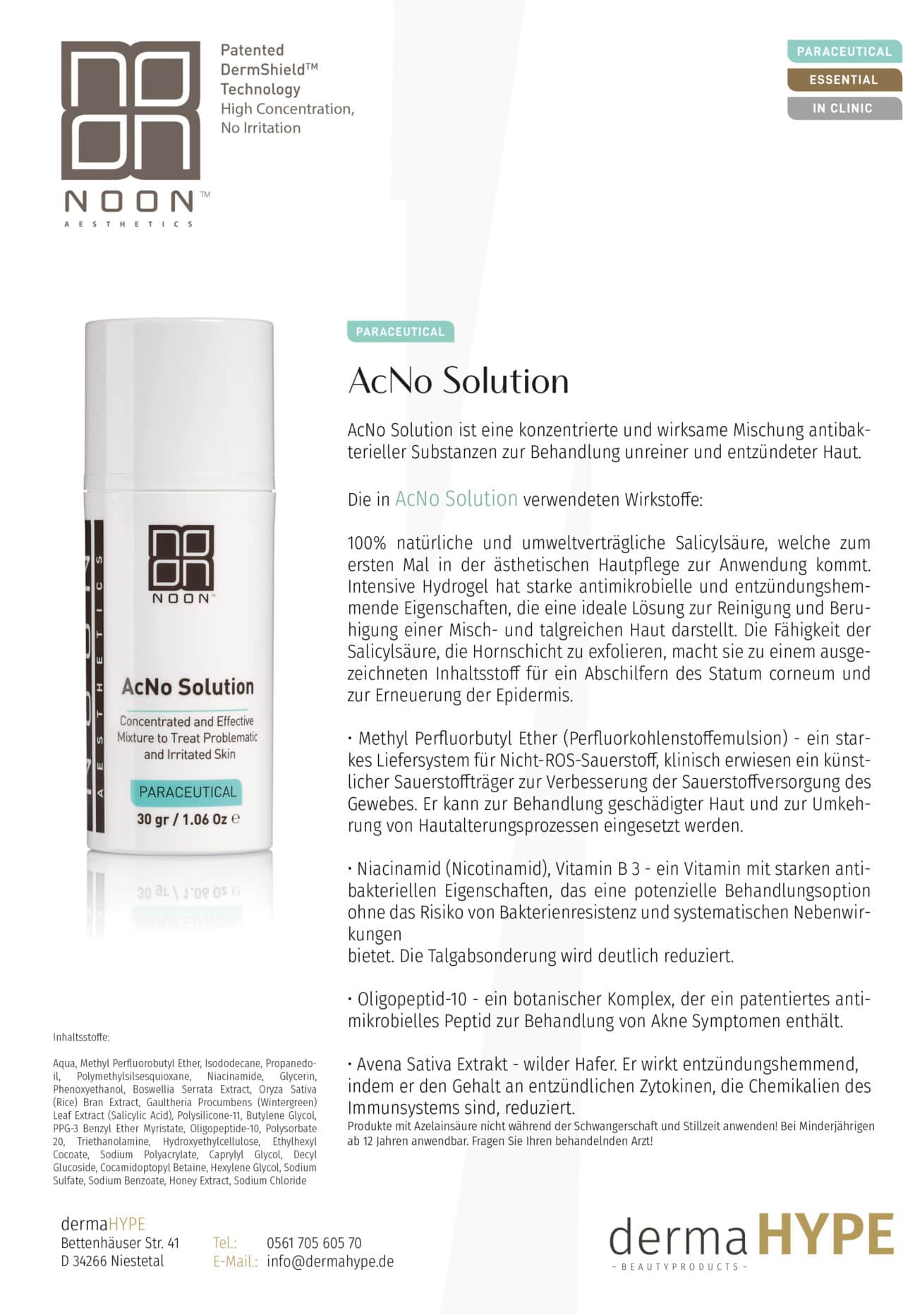 AcNo Solution - dermaHYPE GmbH
